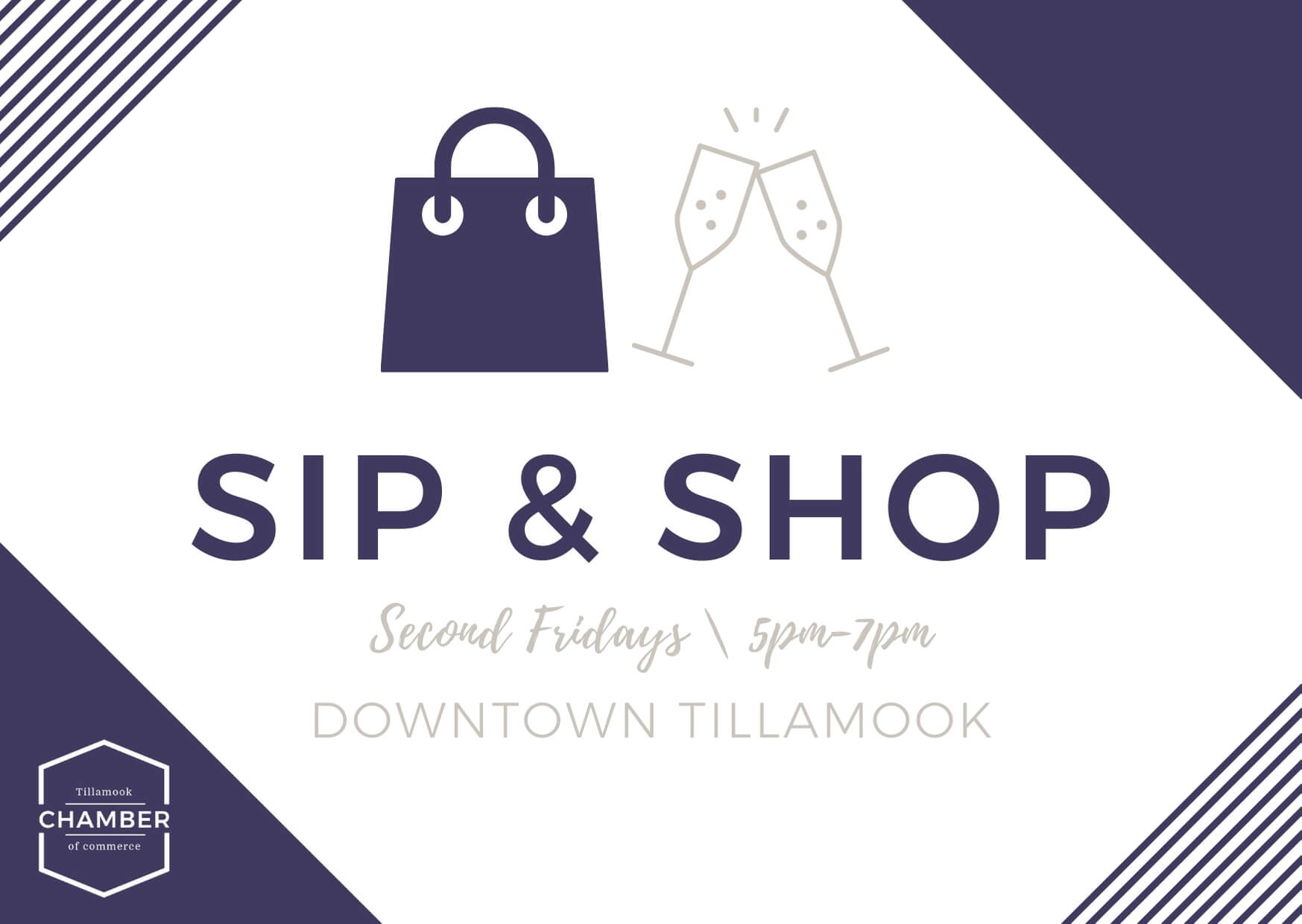 Enjoy a night out during Sip + Shop